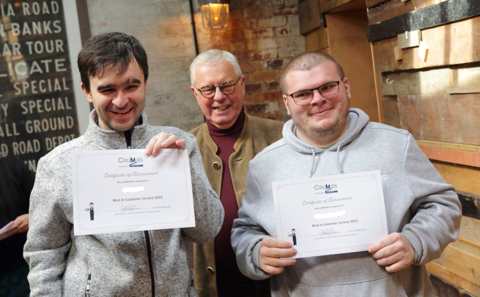 The CRUMBS Project Trainee Awards 2023 - The CRUMBS Project