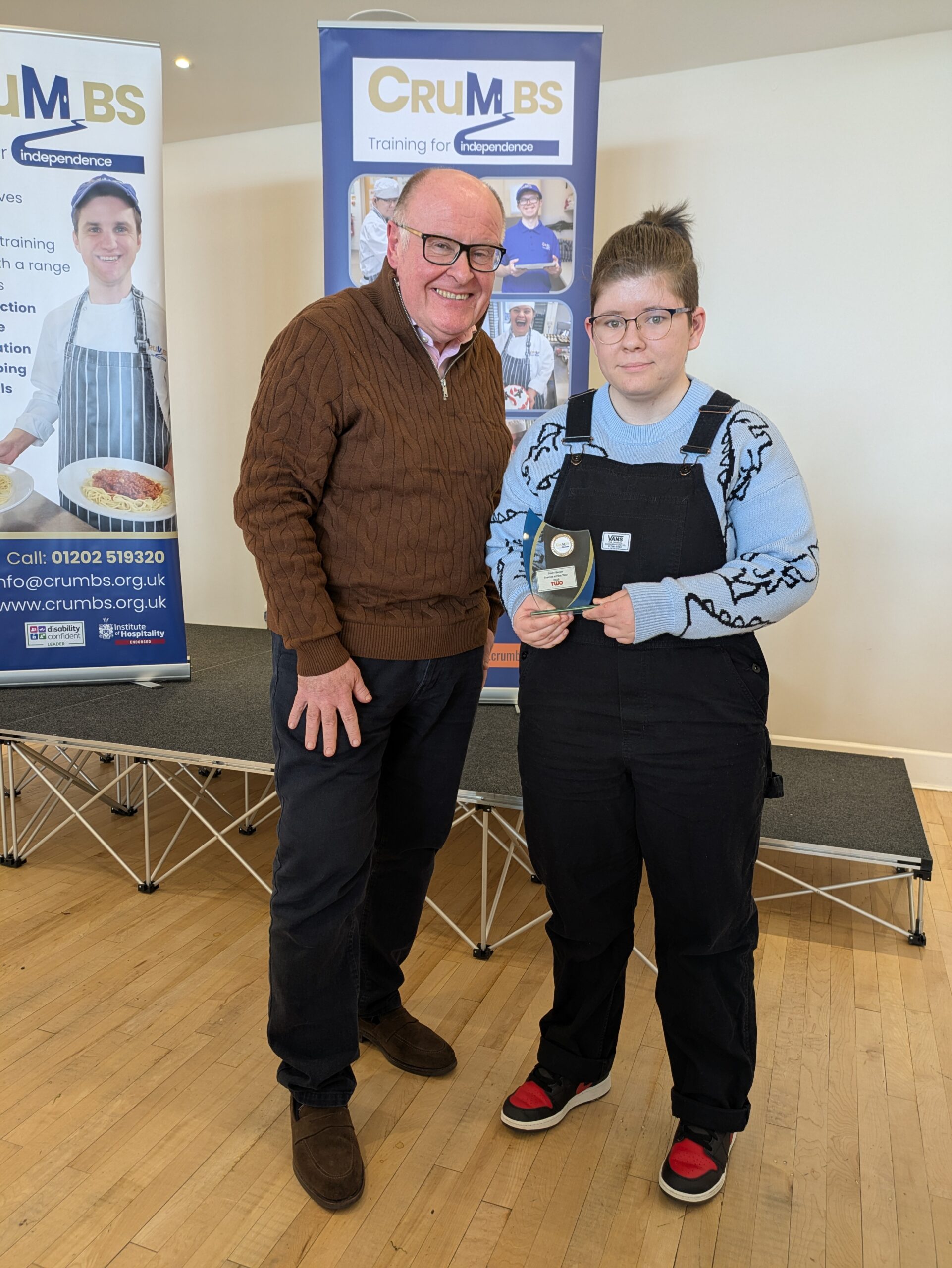 Emily becomes ‘Trainee of the Year’ - The CRUMBS Project